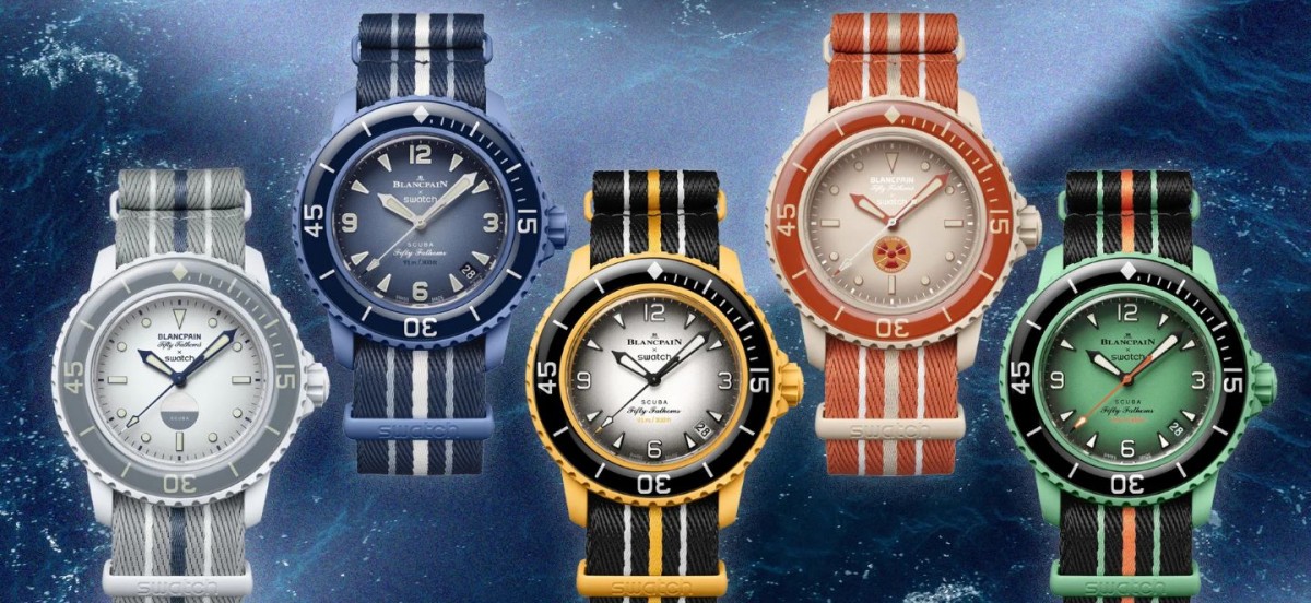 The RM1,700 Swatch x Blancpain Scuba Fifty Fathoms Diver Watch has ...