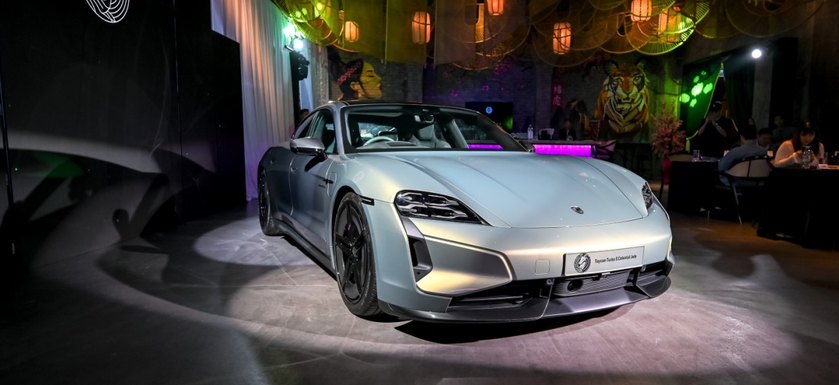 Porsche’s newly updated electric Taycan gets a bespoke makeover in ...