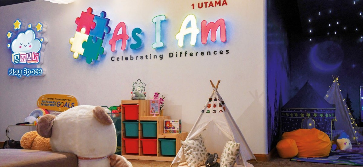 1 Utama’s Sensory Pod is a calm space designed and fitted to help ...